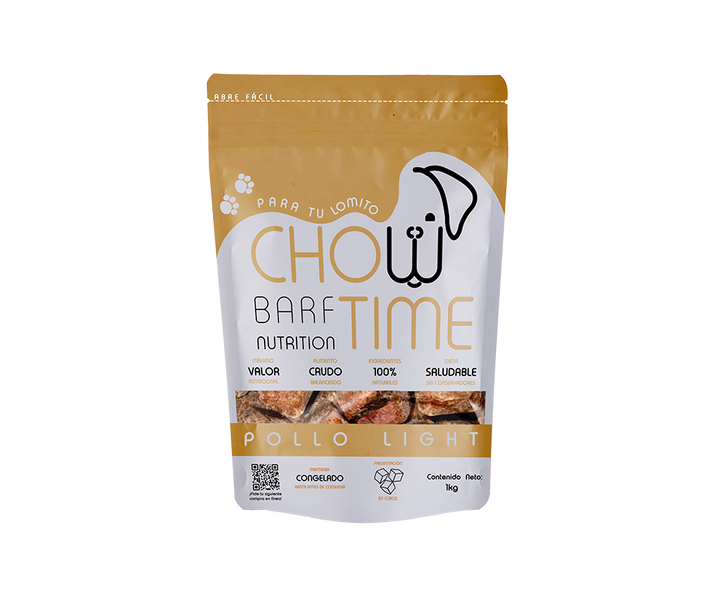 Cubos de BARF Pollo Light – CHOWTIME